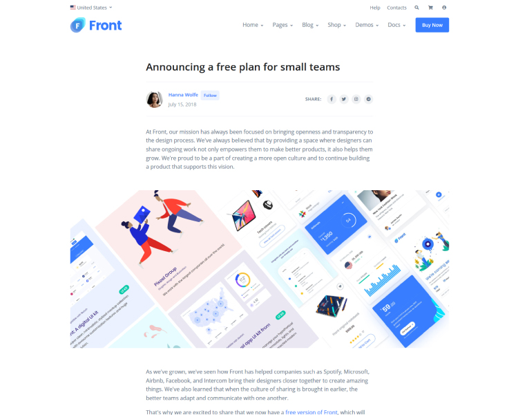 Home Page | Front - Responsive Website Template