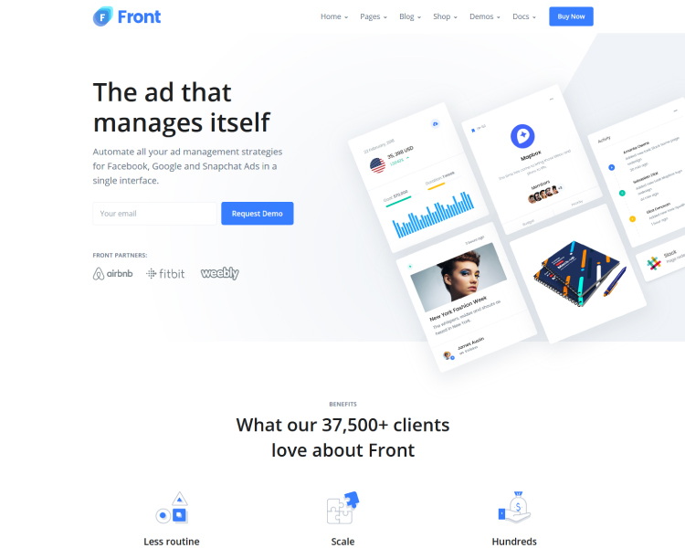 Home Page | Front - Responsive Website Template