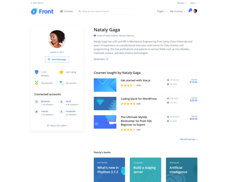 Home Page | Front - Responsive Website Template
