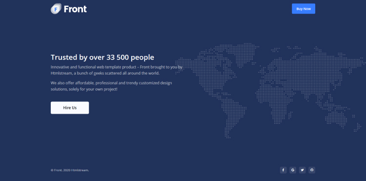 Portfolio - Snippets | Front - Responsive Website Template