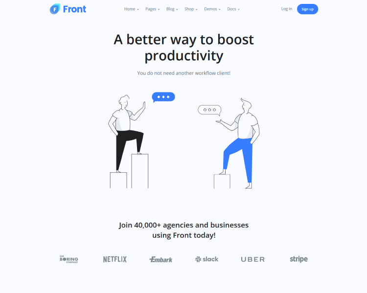 Portfolio - Snippets | Front - Responsive Website Template