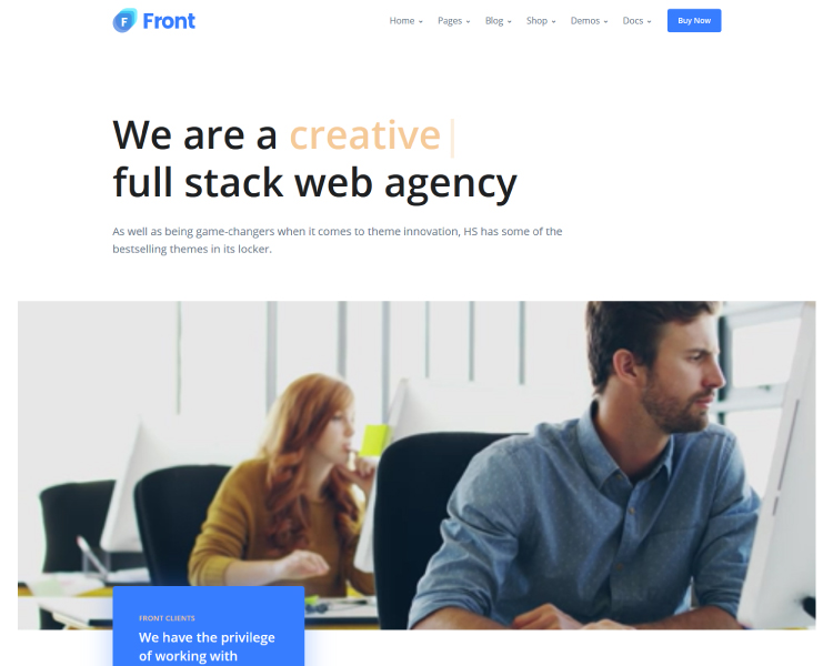 Portfolio - Snippets | Front - Responsive Website Template