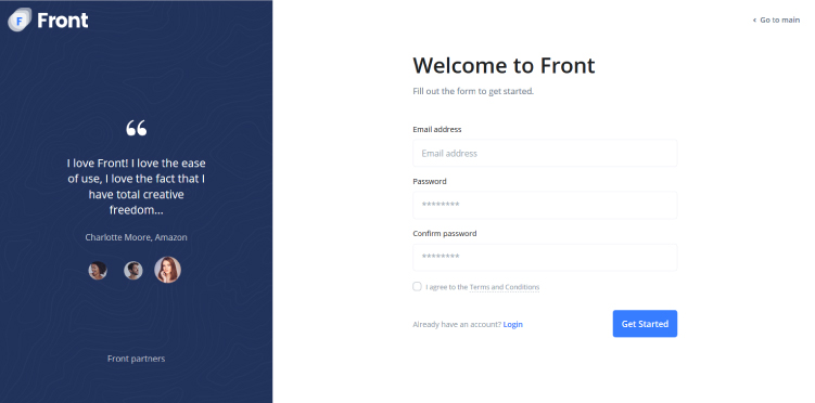 Portfolio - Snippets | Front - Responsive Website Template