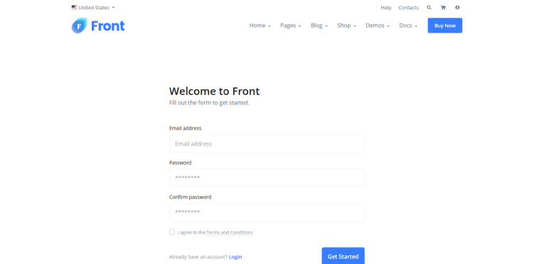 Portfolio - Snippets | Front - Responsive Website Template