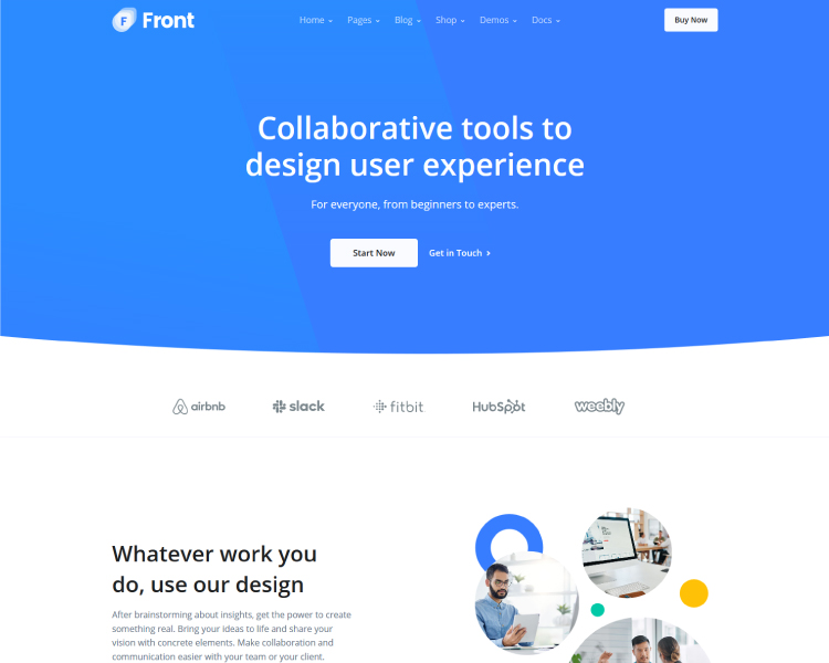 Portfolio - Snippets | Front - Responsive Website Template