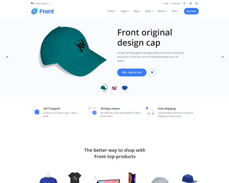 Portfolio - Snippets | Front - Responsive Website Template
