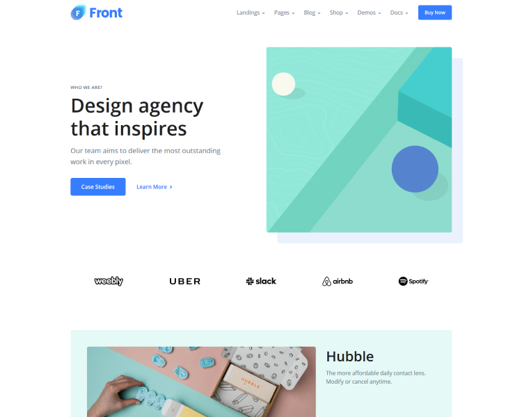 Portfolio - Snippets | Front - Responsive Website Template