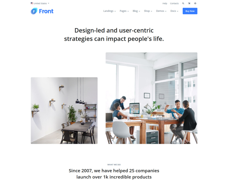 Portfolio - Snippets | Front - Responsive Website Template