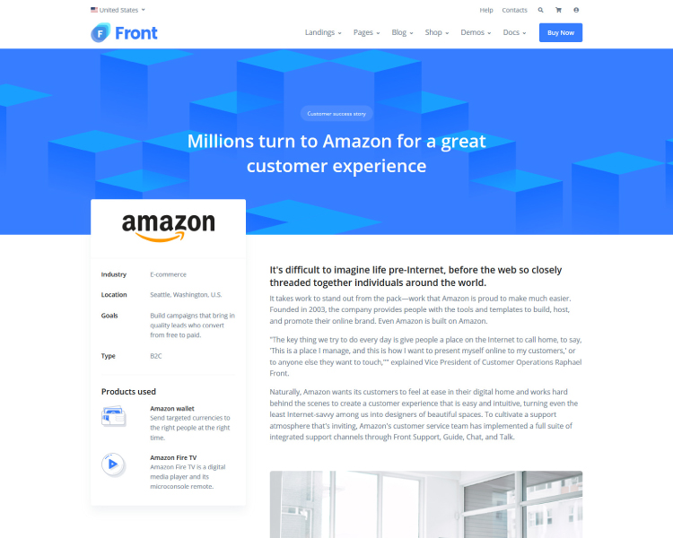 Portfolio - Snippets | Front - Responsive Website Template