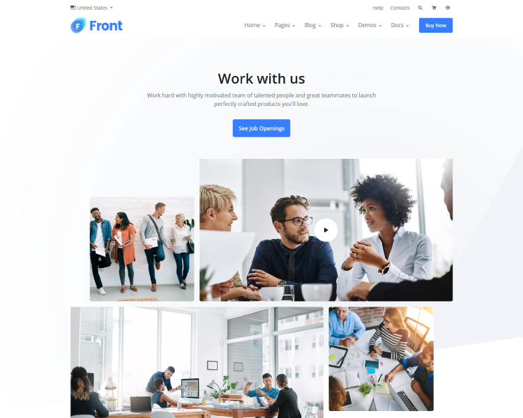 Portfolio - Snippets | Front - Responsive Website Template