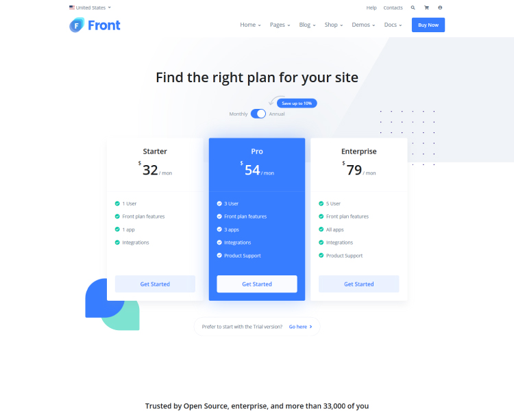 Portfolio - Snippets | Front - Responsive Website Template